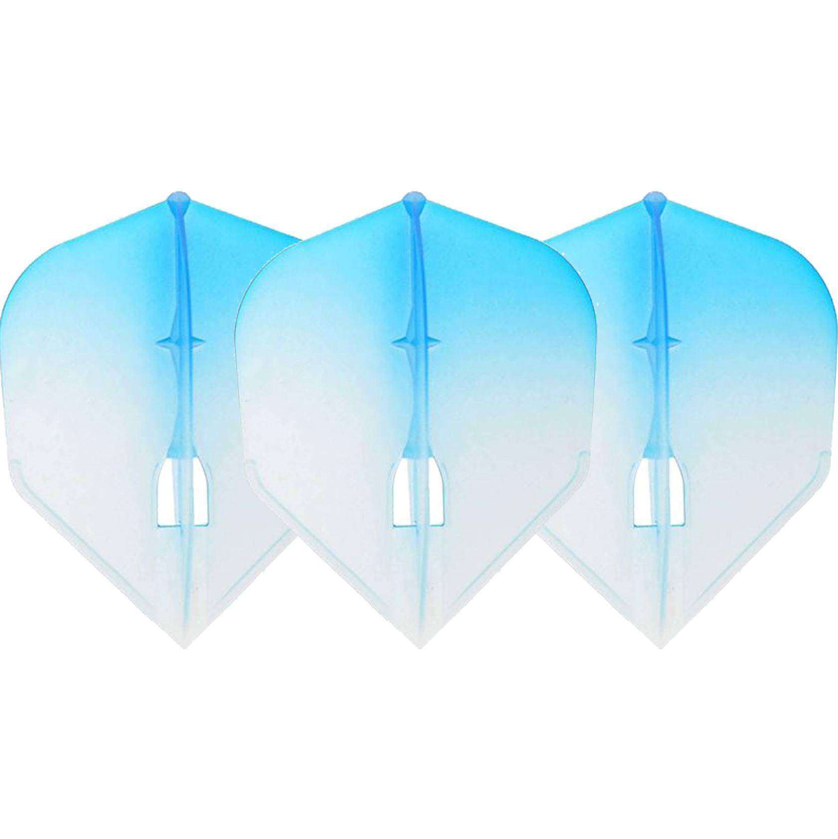 L-Style Champagne Flight Pro TwoTone Weiß Klar Shape günstig | DartSturm.de