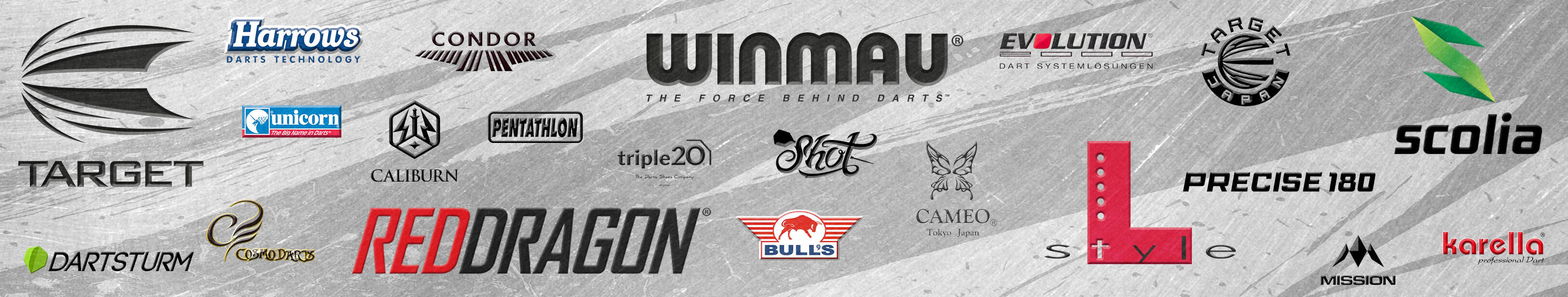 Brands: Die beliebtesten Darts-Marken bei DartSturm