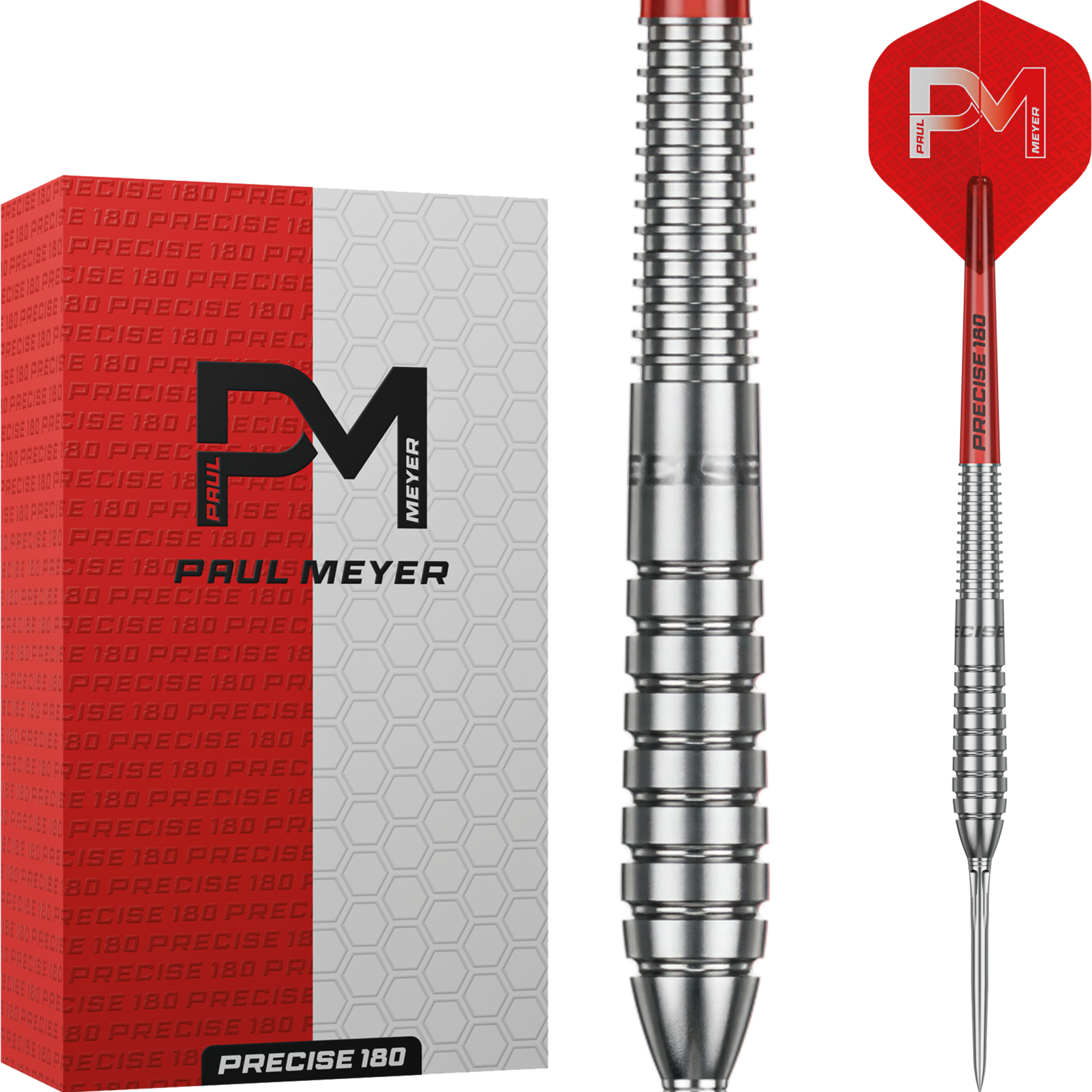 Precise180 Endorphine Dartboard mit Lasercut Zahlenring